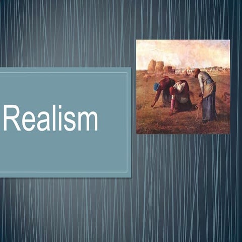 Realism | PPTX