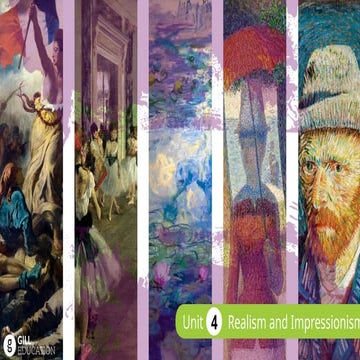 Realism, Impressionism, Post Impress. Unit 4 - Copy.pptx