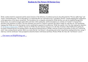 The Picture Of Dorian Gray | PPT