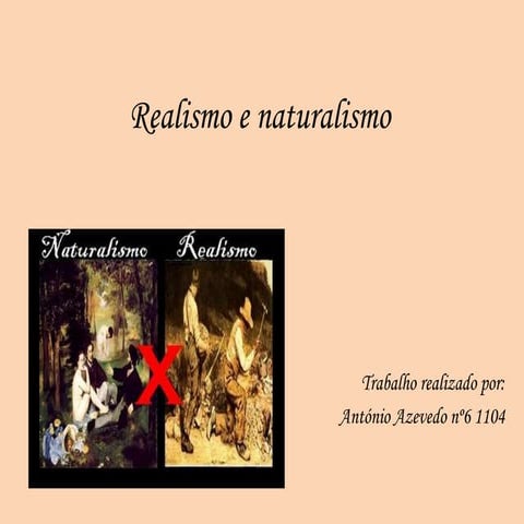 Realismo e naturalismo | PPTX