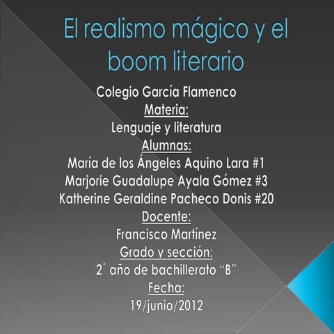 Realismo magico | PPTX
