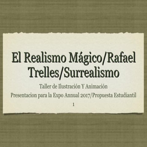 Realismo magico | PPT