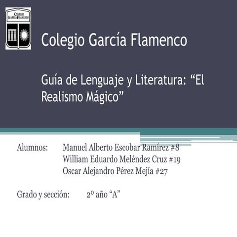 El Realismo Mágico | PPTX