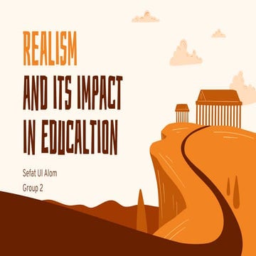 Realism and its Impact in Education | PPTX