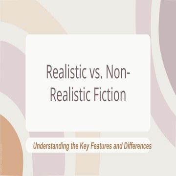 realistic and non realistic fiction.pptx