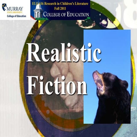 Realistic fiction with bears | PPTX