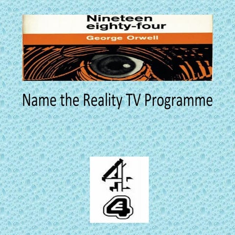 Reality Tv Quiz | PPT