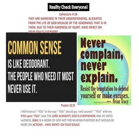 Reality check everyone! | PPTX