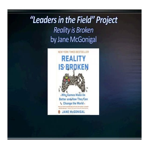 Reality is broken | PDF