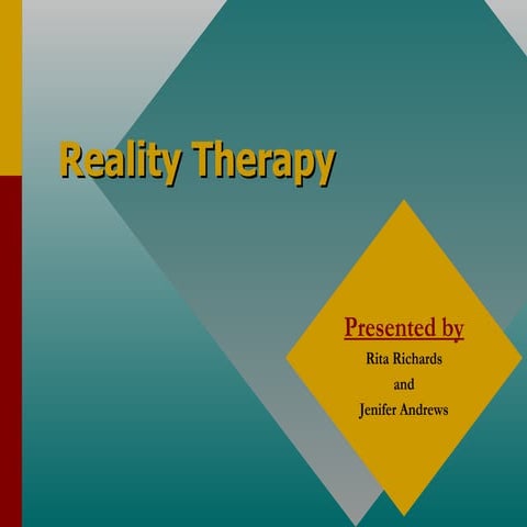 Reality therapy | PPT