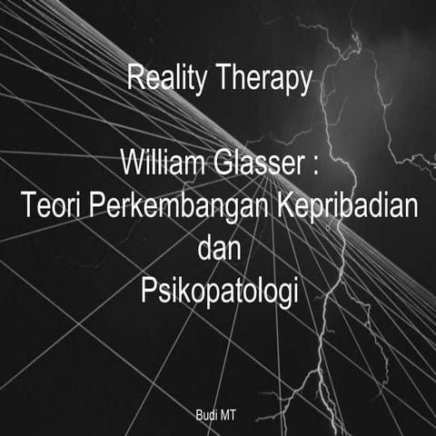 Reality therapy | PPTX