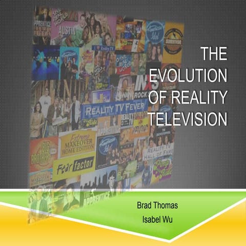 Reality Show ppt | PDF