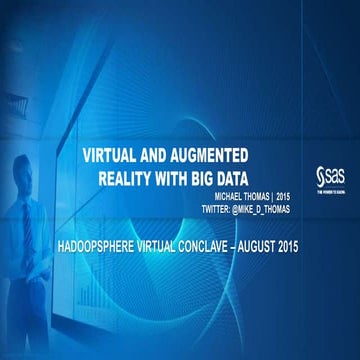 Augmented and Virtual Reality with Big Data | PPTX | Computer ...