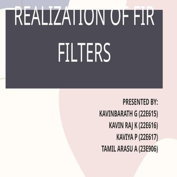REALIZATION OF FIRvadaddvavav FILTERS.pptx