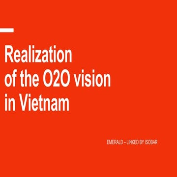 Emerald - Realization of O2O vision in Vietnam | PPTX | Social ...