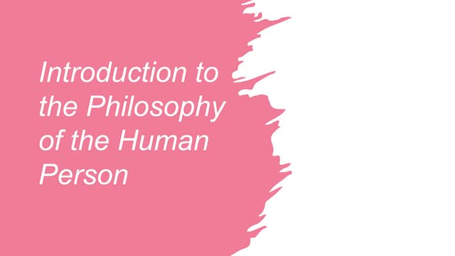 Copy of Philo Q2. Introduction to human philosophy | PPTX
