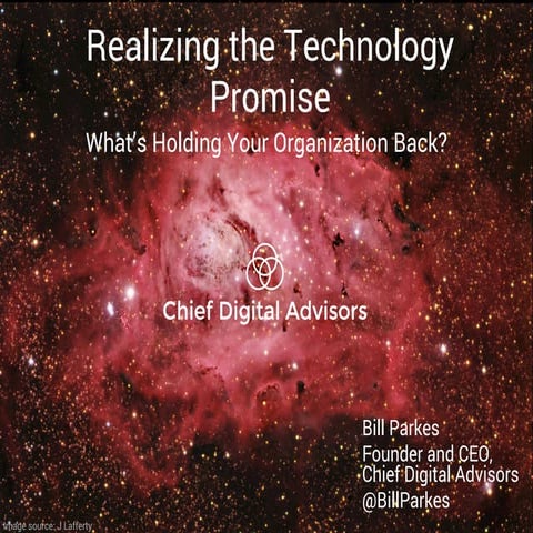 Realizing the Digital Technology Promise: How to operationalize for ...