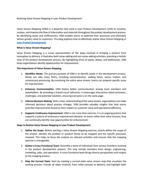 Order to cash - value stream mapping - Group50 | PPTX