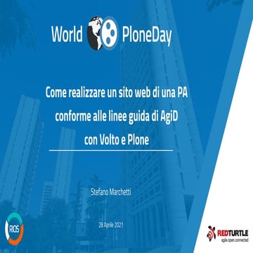 Come realizzare un sito web di una PA conforme alle linee guida di AgiD ...