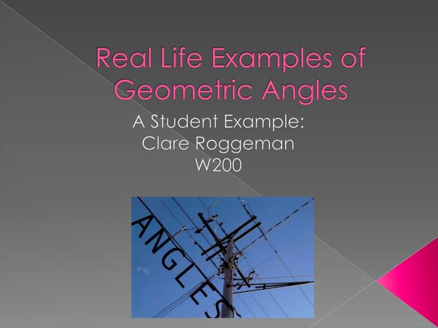 Straight Angle Geometry In Real Life
