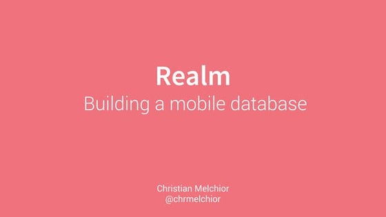 Realm - Phoenix Mobile Festival | PPT
