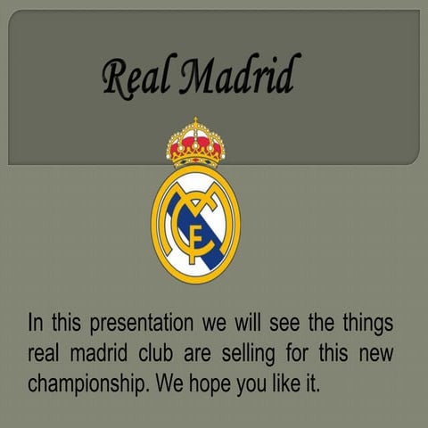 Real Madrid | PPTX | Soccer | Sports
