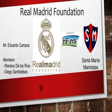 Real Madrid Foundation | PPTX