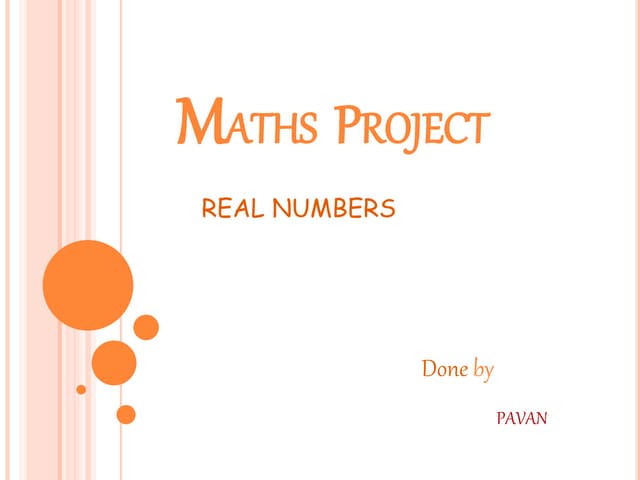 Real Numbers | Ppt