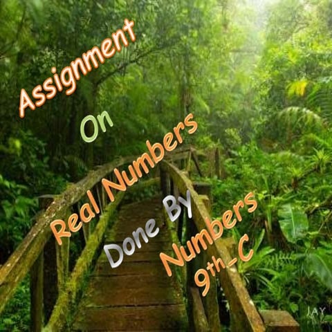 Real numbers | PPTX