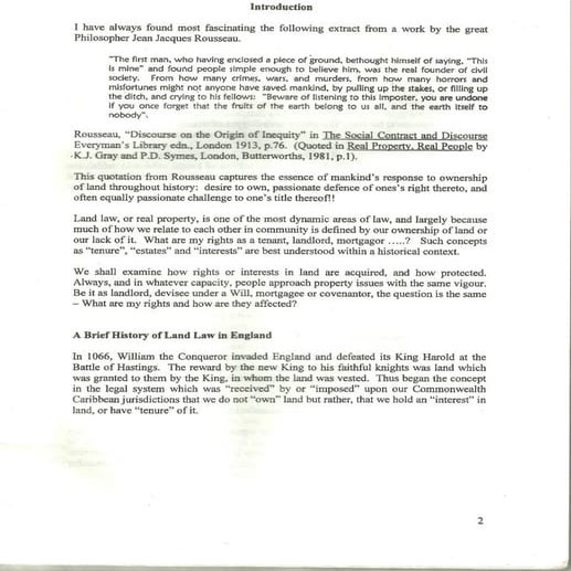 Real property notes | PDF