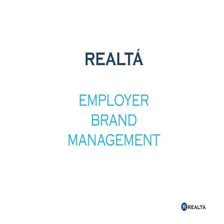 Realta' employer brand management | PDF