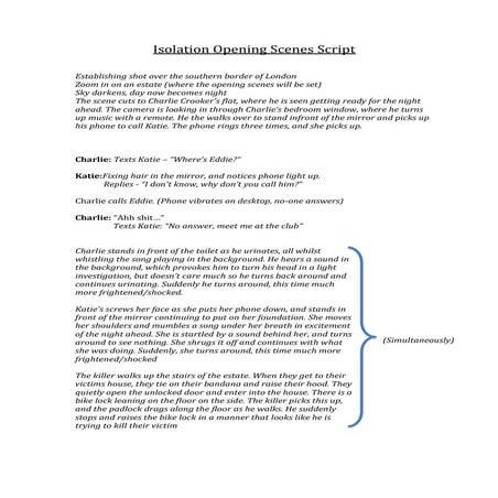 Real task script final | PDF