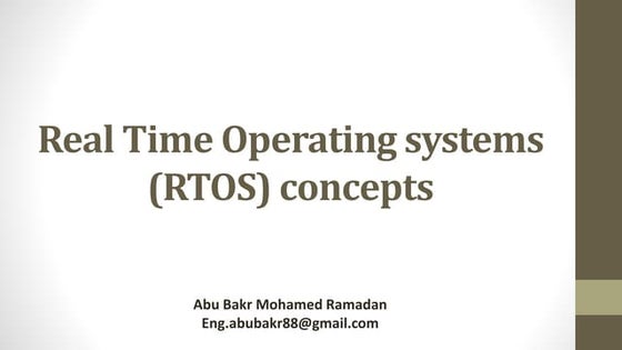 Operating system and its uses | PPT