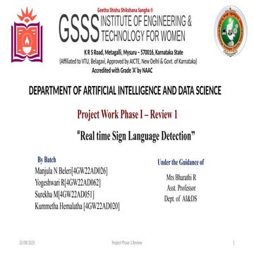 Sign Language Recognition based on Hands symbols Classification | PPTX