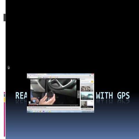 Real time tracking with gps | PPTX