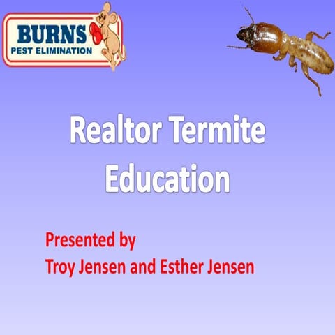 Realtor Termite Training | PPTX