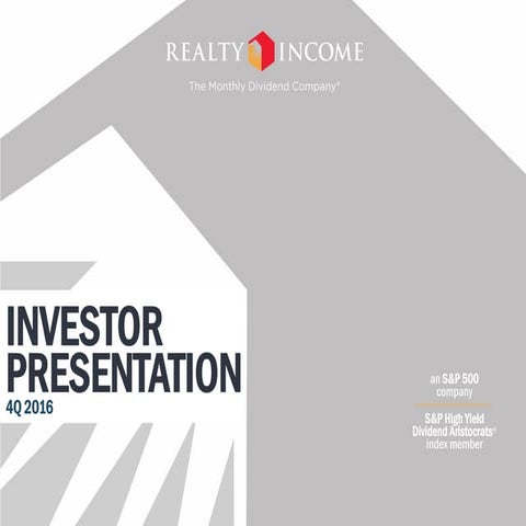Realty income-investor-presentation-4 q16 | PDF