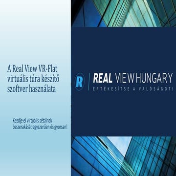 RealView RV-Flat Útmutató | PPT