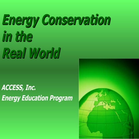 Energy Smart Storyboard | PPSX