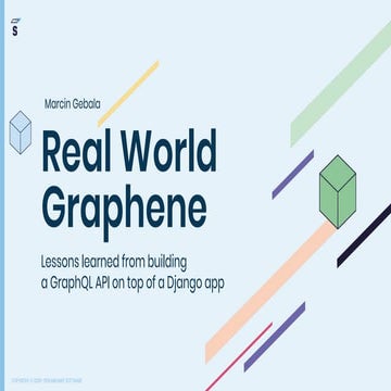 Apidays Paris 2019 Real World Graphene Lessons Learned From Building A Graphql Api On Top Of