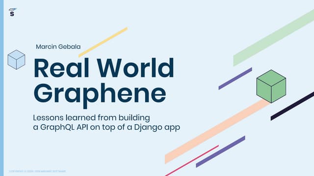 Apidays Paris 2019 Real World Graphene Lessons Learned From Building A Graphql Api On Top Of
