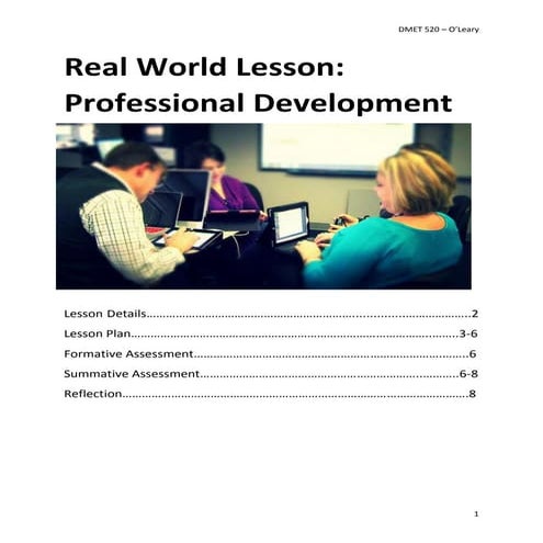 DMET 520 - Real World Lesson OLeary | PDF