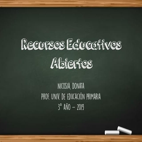 Recursos Educativos Abiertos | PDF