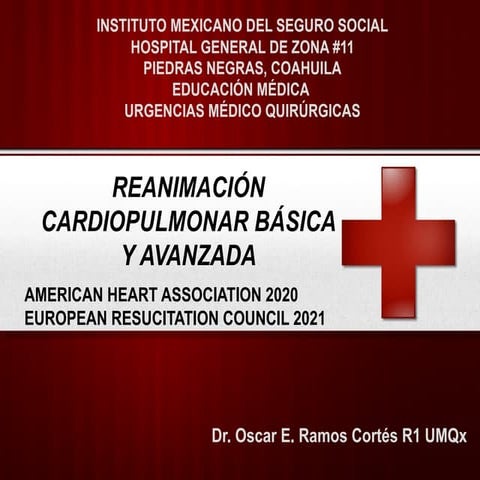 RCP - Básico. Reanimación Cardiopulmonar Básica | PPT