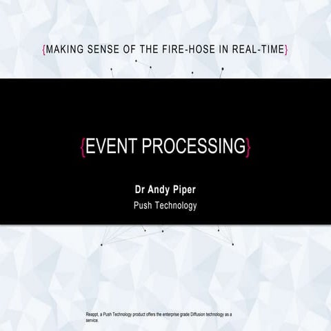 Reactconf 2014 Event Stream Processing Pptx Databases Computer