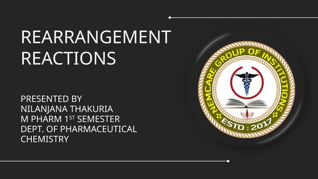 Sigmatropic rearrangement reactions (pericyclic reaction) | PPTX