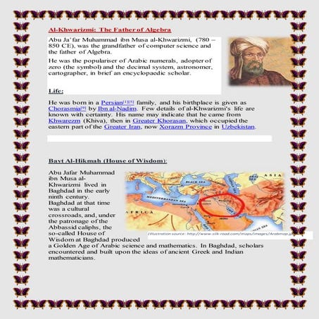 Al khwarizmi | PDF