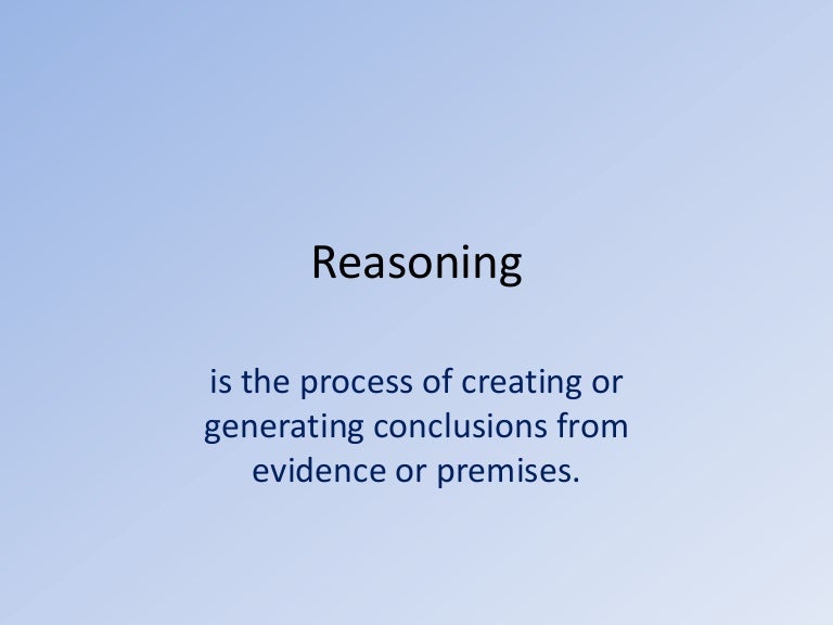 Reasoning Meaning