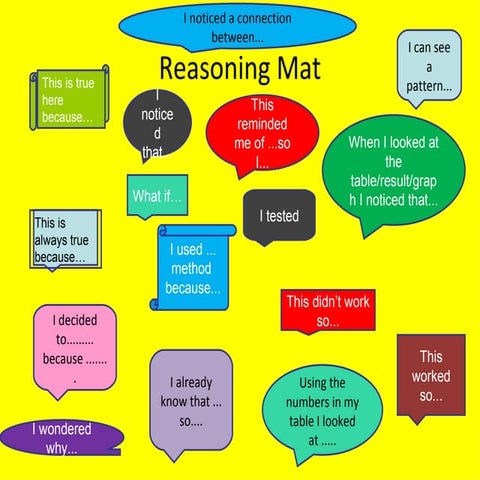 Reasoning mat sample[1] | PPT