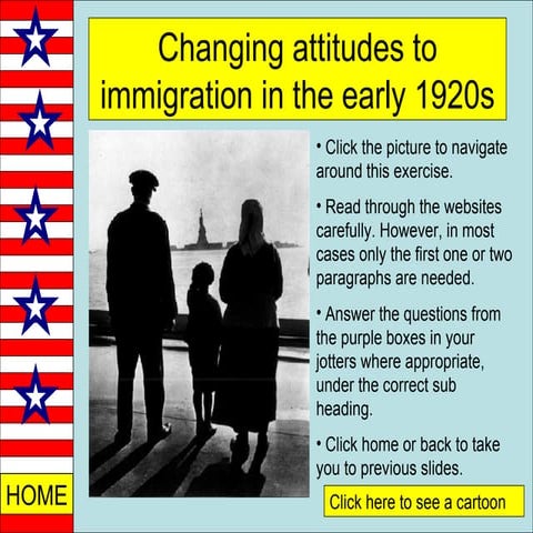 Reasons Why Immigration Was Being To Be Stopped | PPT